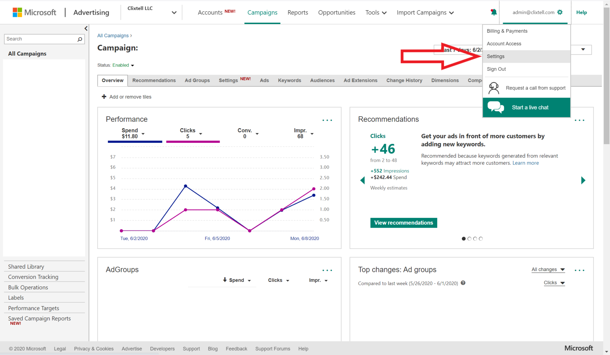 How to Activate Bing Ads tracking - Clixtell Support Academy